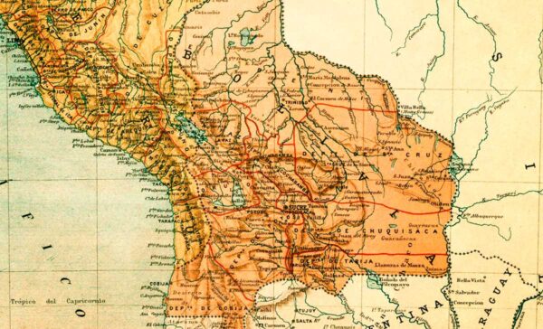Mapa de Perú y Bolivia - 1850 | VIEJOS MAPAS