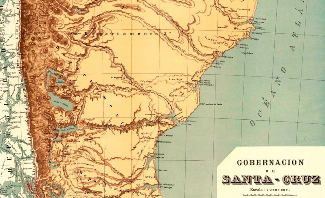 Mapa de la Gobernación de Santa Cruz - 1892 | VIEJOS MAPAS