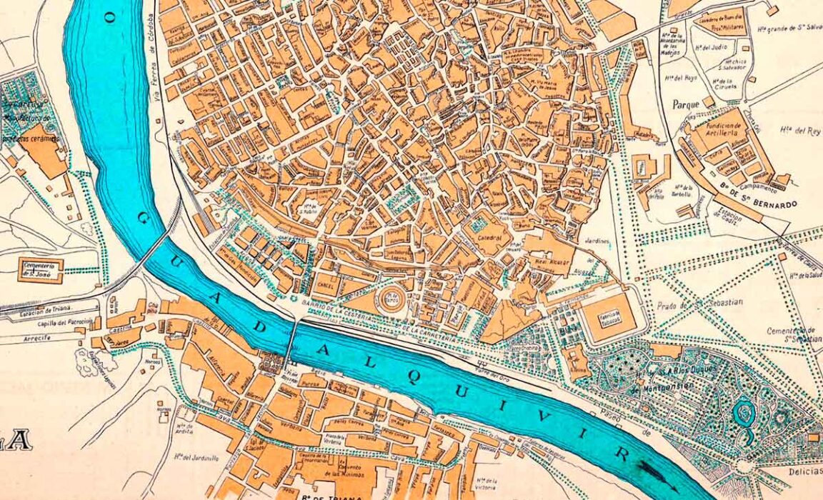 Plano de Sevilla - 1905 | VIEJOS MAPAS